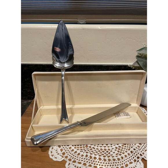 Lenox | Accents | Vintage Lenox Silver Plate Wedding Cake Set | Poshmark